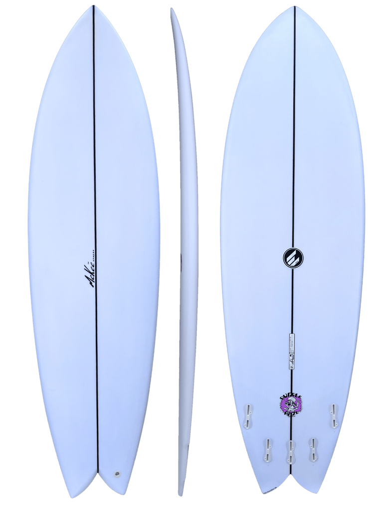 Purple Haze Retro Shortboard - ECS Boards
